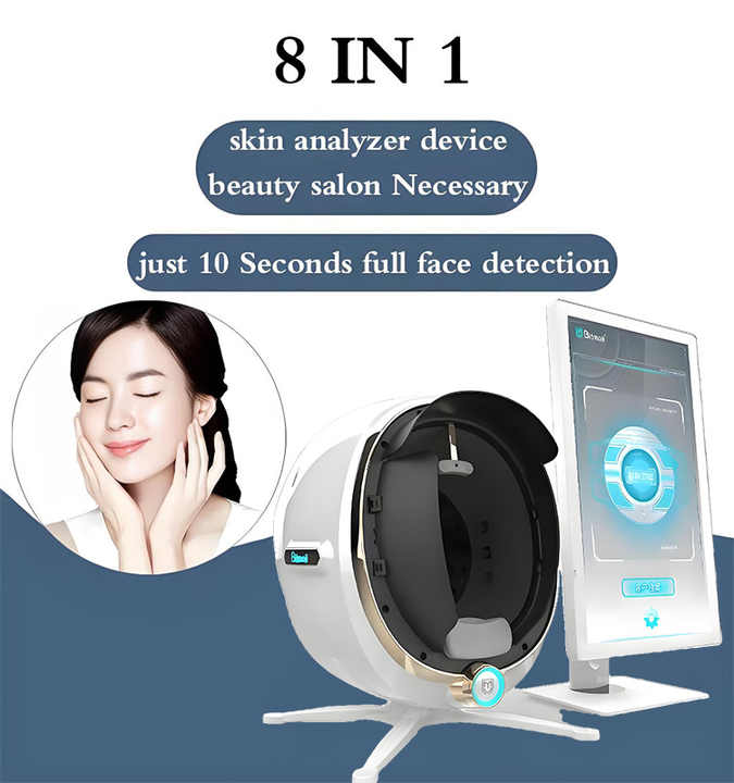 Full Face Skin Analyzer Skin Injectable Advance Aging Simulation ...