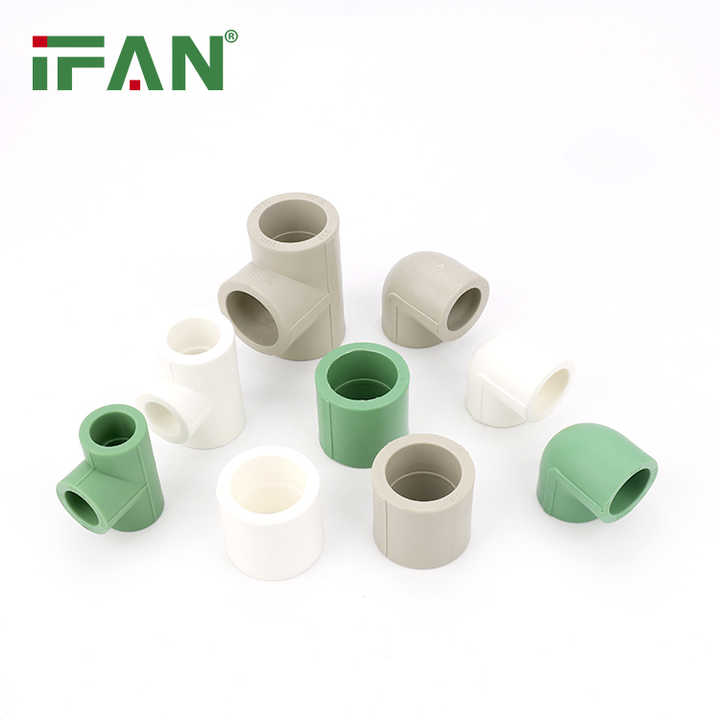For IFAN Fitting PPR PN25 Tee Elbow Socket Pipe Fittings Smooth Surface Water Pipe System ...