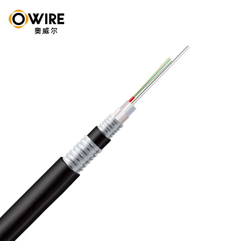 GYTY53 Fiber Optic Cable, Outdoor Armoured Direct Burial Cable, Single ...