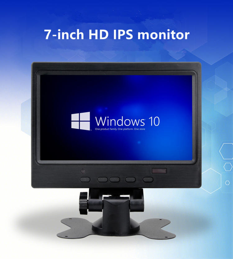 OEM/ODM Support High Performance Bus TV Monitor Vga Av HD Input 7 Inch ...