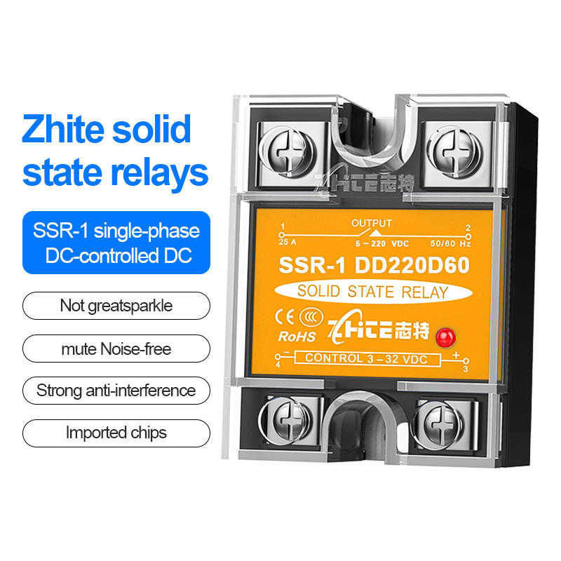 High Performance SSR-60A DC Controlled Relay Solid State Relay Rated ...