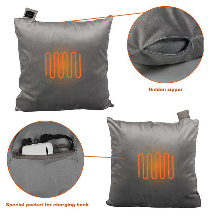 Graphene Flame Retardant Infrared Heated Pillow USB