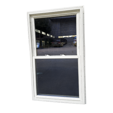 Double Hung windows with Flange White Vinyl Double-Hung Sash Window ...