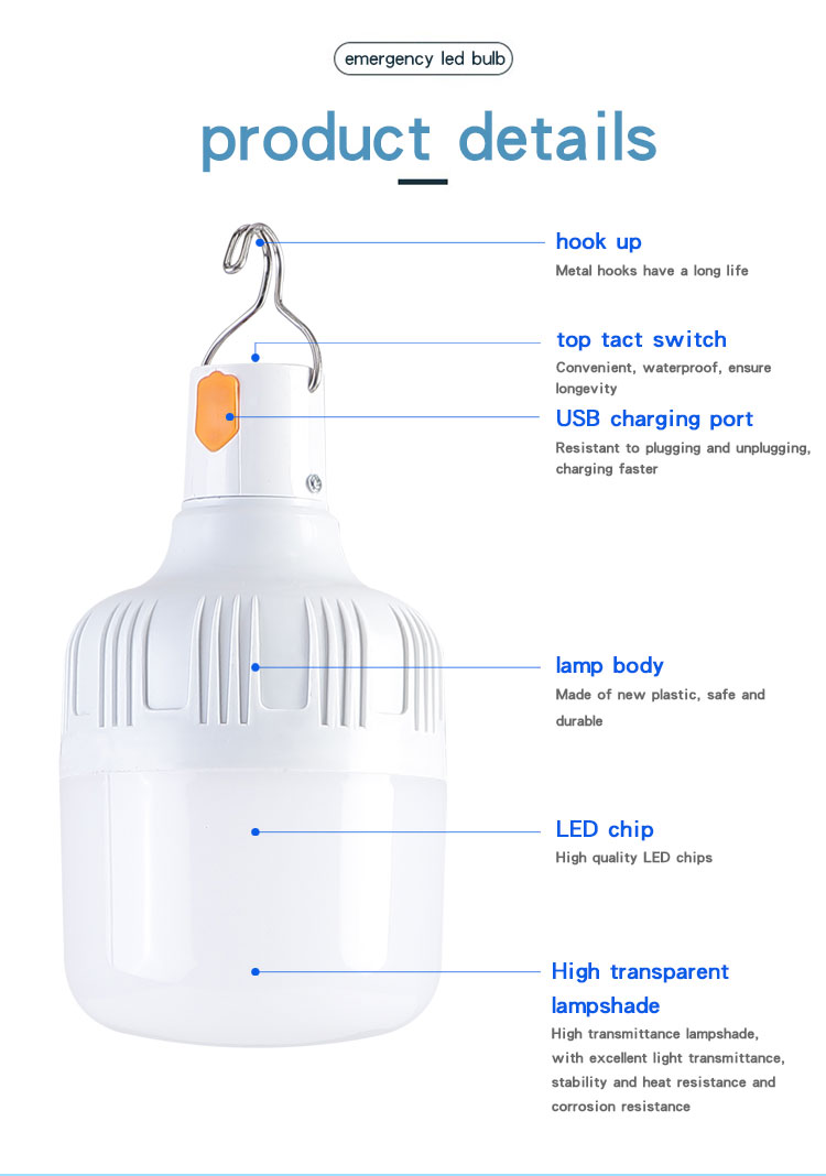 USB Light Bulbs - Efficient and Portable Emergency Lighting
