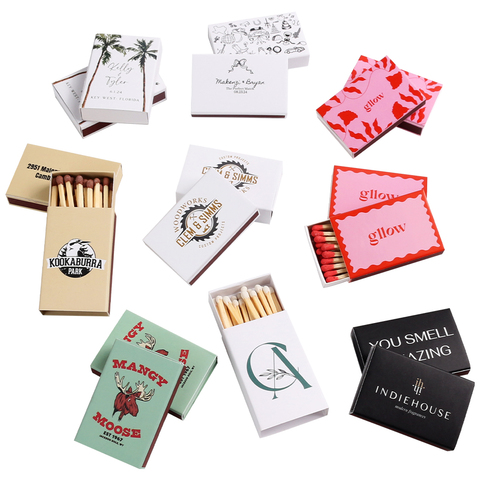 Custom Matchstick Boxes - 250 GSM C1S Paper Design Printing