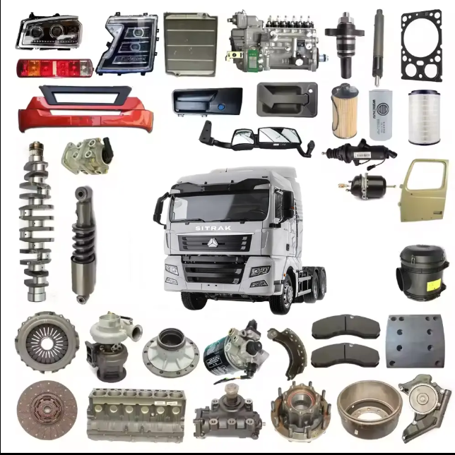 Sinotruk Howo A7 T7H T5G TX Tx7 Max Hohhan N7G V7G Sitrak C7H Chinese Truck Spare Parts Two ...