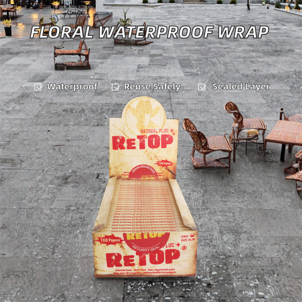 Black White Floral Printed Waterproof Double-Sided PVC Coated Wrapping ...