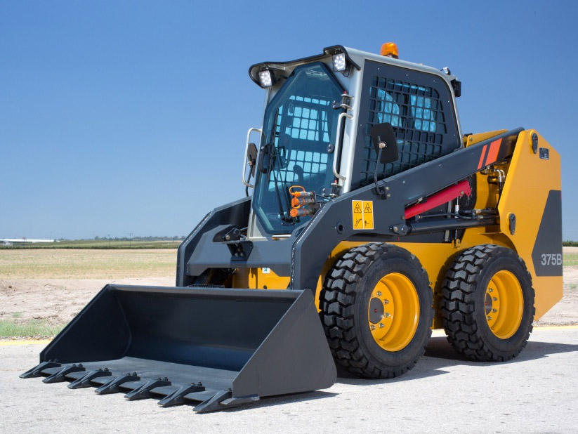 Brand New 375B Mini Front Loader Small Skid Steer Loader With Trencher ...