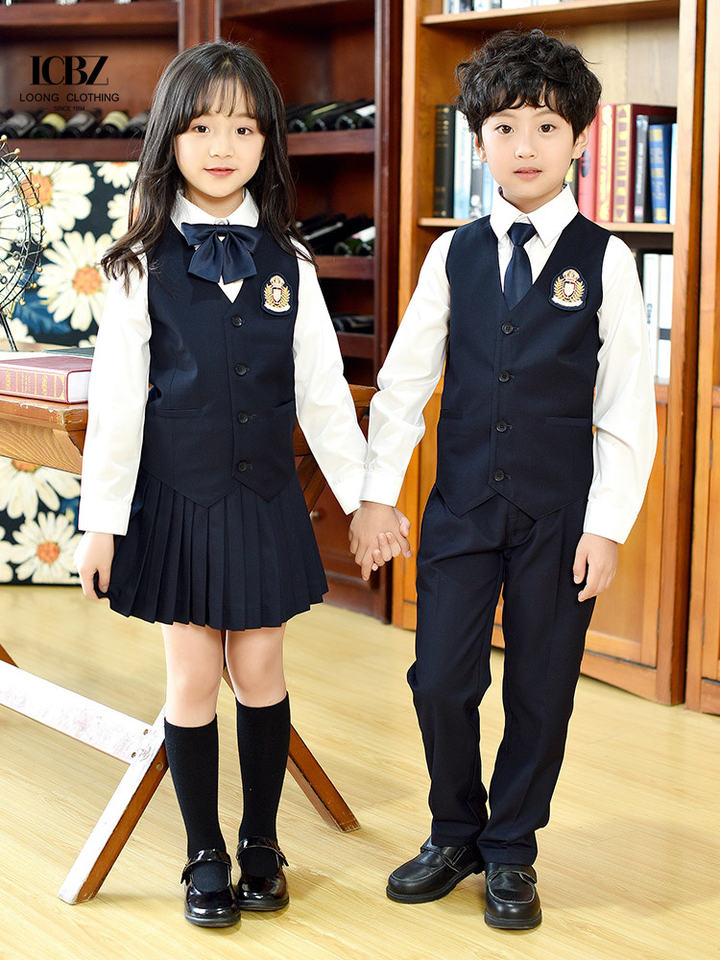 Suit School Uniform Vest Summer College Style Spring and Autumn Primary ...