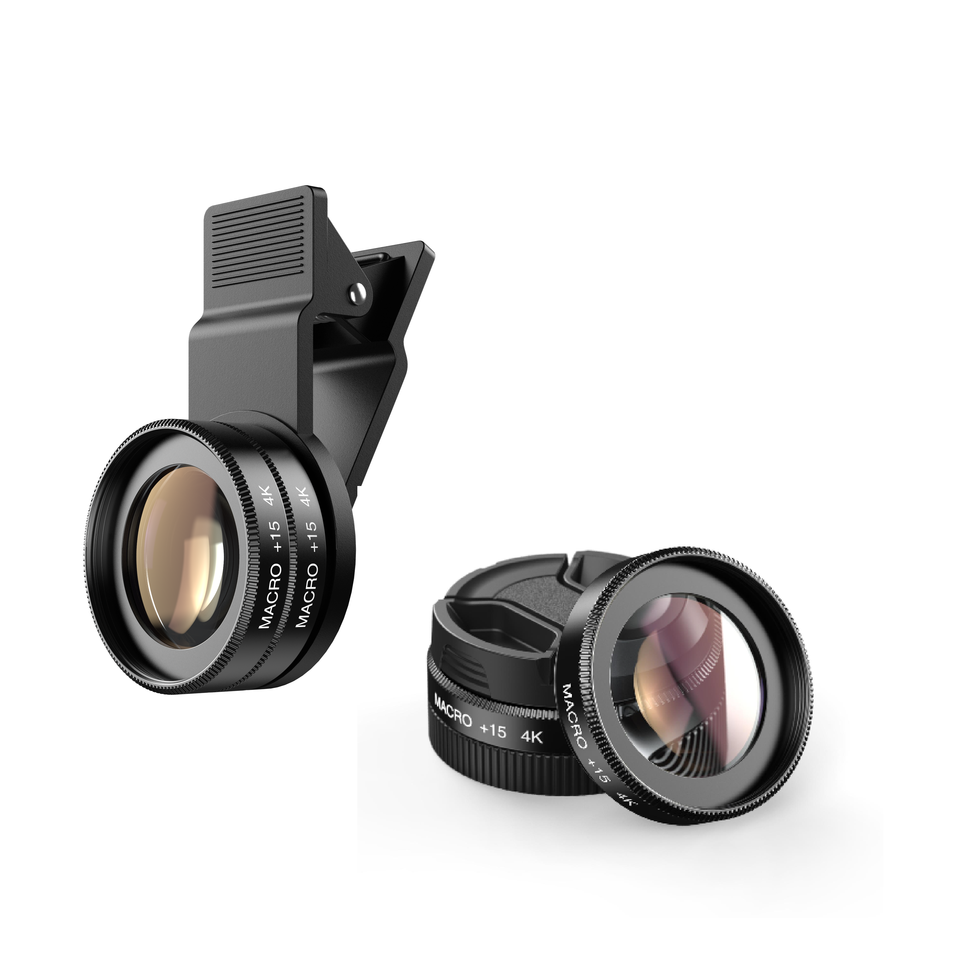 Apexel 37mm Macro Lens - 15x to 30x Magnification for 4K Mobile Photography