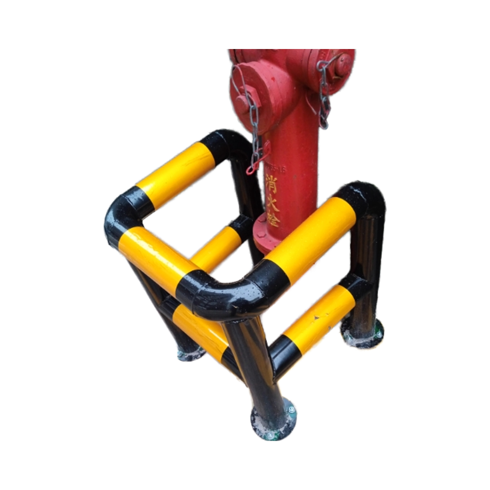 Fire Hydrant Anti-Collision Guardrail | Steel Pipe Safety Barrier for ...
