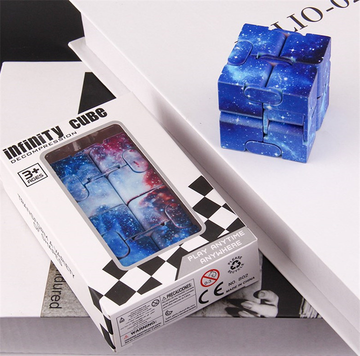 Starry Sky Infinity Cube 3D Plastic Puzzle Cube Children Education Toys ...
