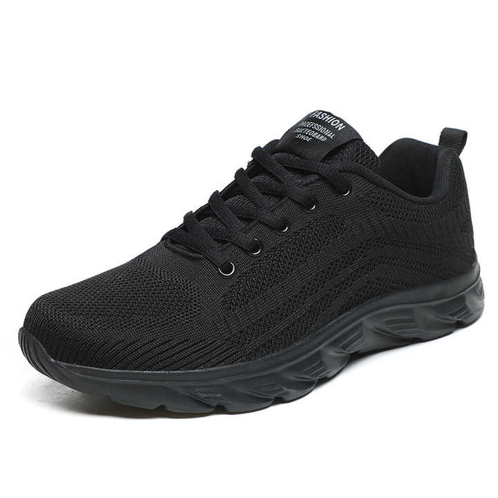 Super Soft Ultralight Weight EVA Sole Men's Walking Style Shoes Black ...