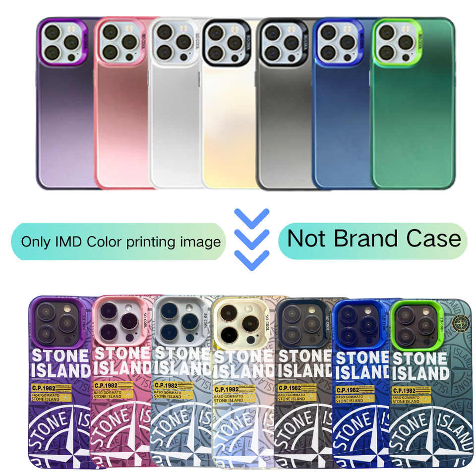 Color Silver IMD Personalized Trend Stone Island Mobile Phone Cases for ...