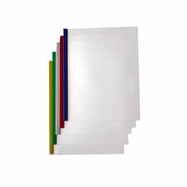 Clear Plastic Poly Document Folder - High Quality Slide Bar