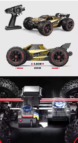 MJX Hyper Go 14210 RC Car 1/14 Scale 4WD Climber Racing Truck 2.4GHz ...