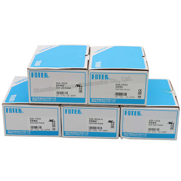 Original Single-phase Solid State Relay SSR-10DA SSR-05DD SSR-25AA SSR-40DA SSR-50DD SSR-75DA-H ...
