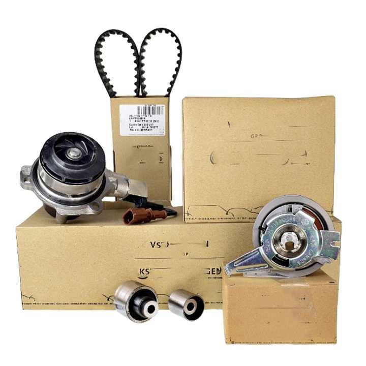 Volkswagen Audi Timing Belt Kit with Water Pump OEM 04L198119