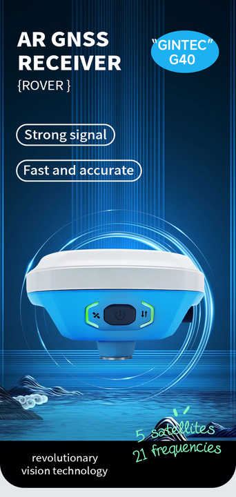 2024 Venda quente Profissional GPS RTK Surveying Software Gintec G40 Gnss Performance Electronic ...