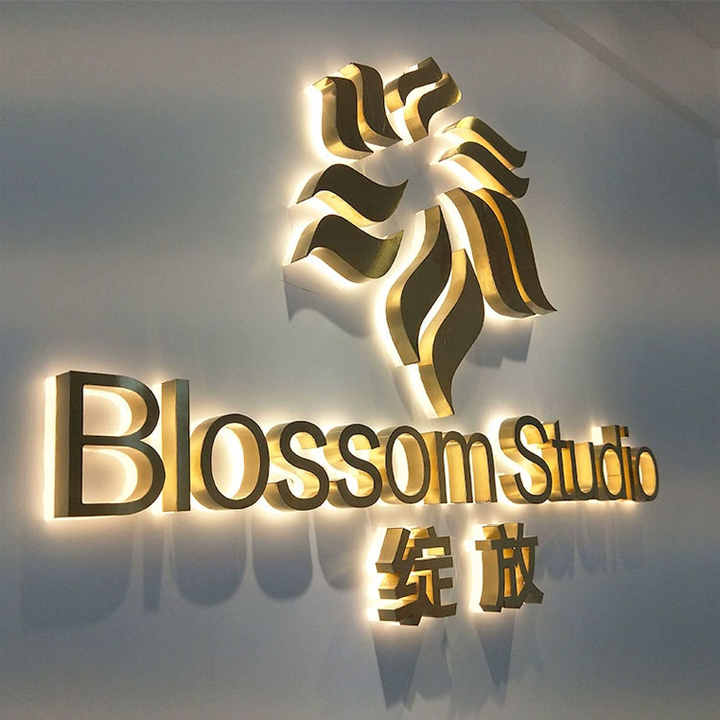 Customized Company Logo 3D Channel Letter Sign Customized 3d Logo ...