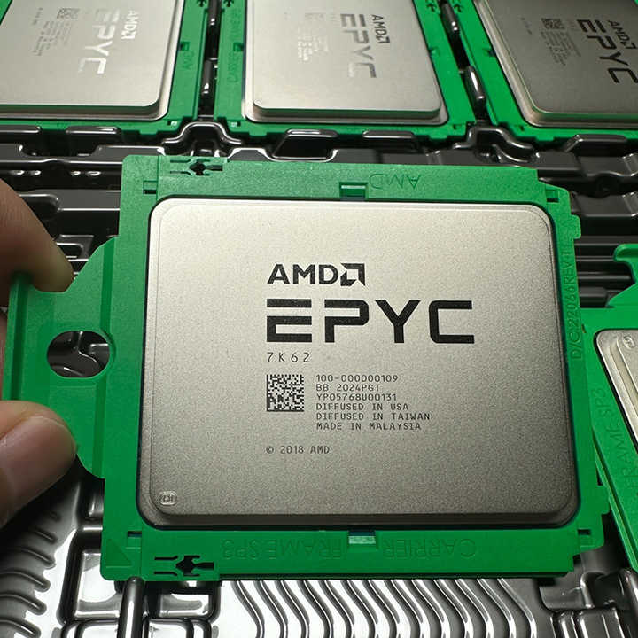 AMD EPYC 7K62 - 48 Cores, 96 Threads, 240W TDP Server Processor
