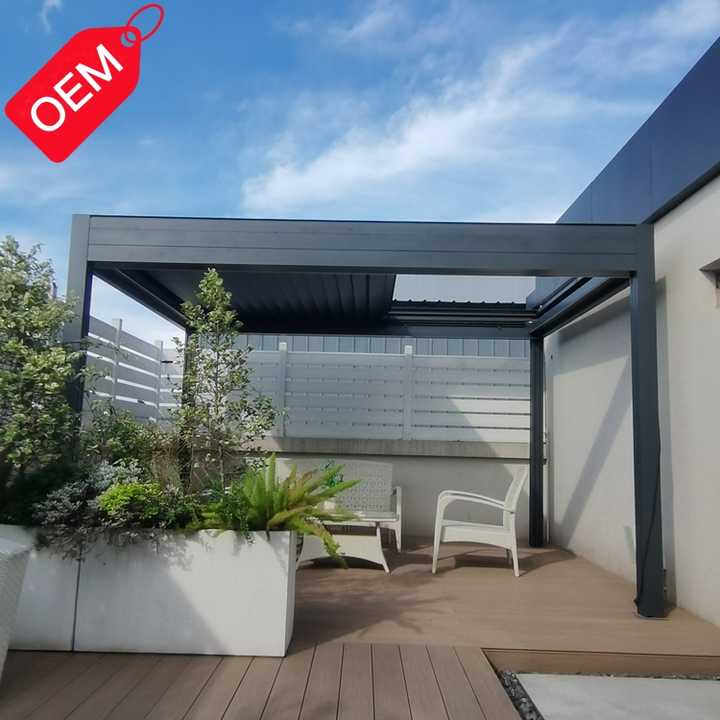 Customizable Electric Aluminum Pergola - Luxury & Waterproof