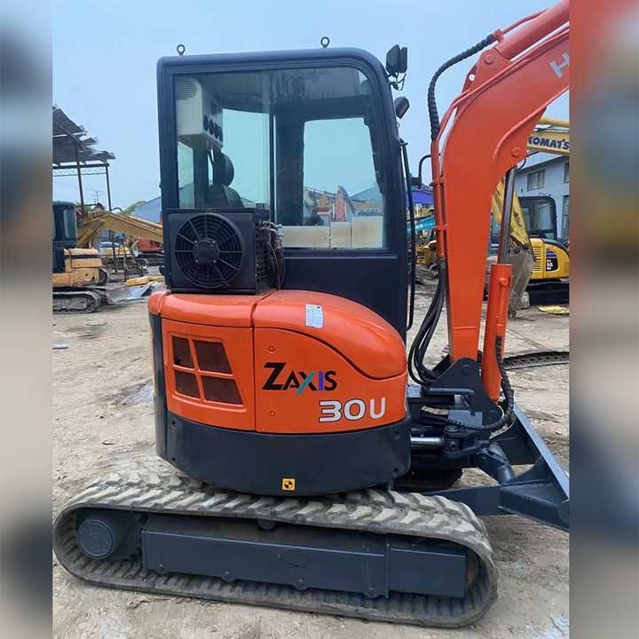 Hitachi 30U Excavator - 3 Ton Mini Crawler with EPA CE Certification
