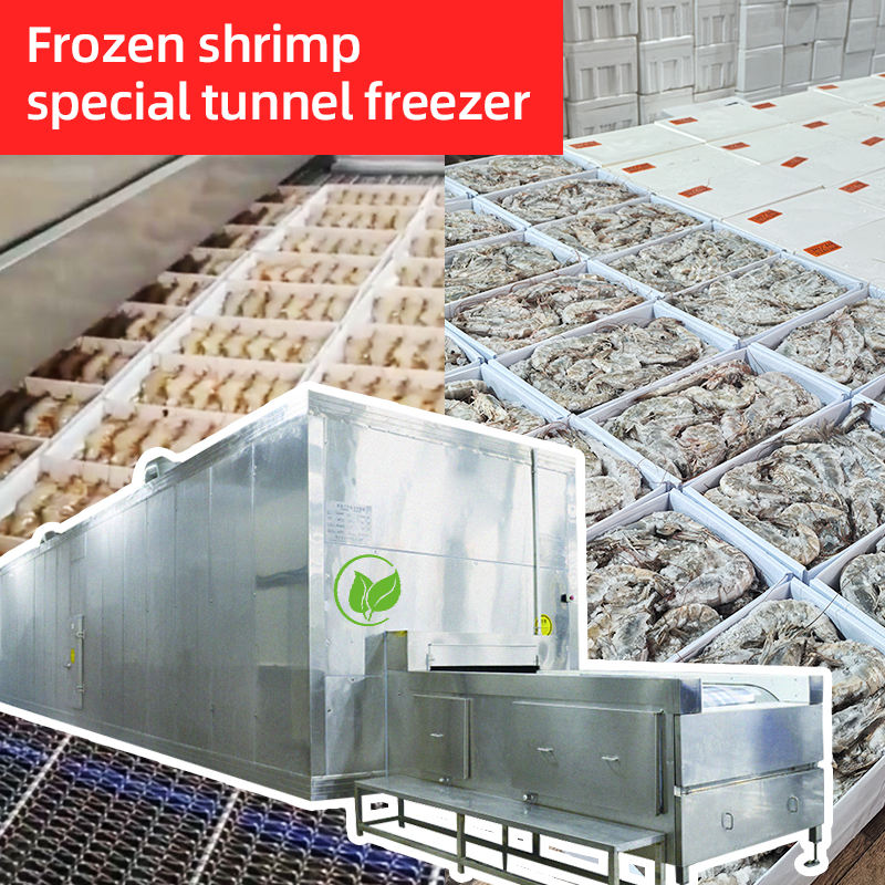 For Automatic Blast Freezer Compressor IQF Tunnel Freezer for Meat ...