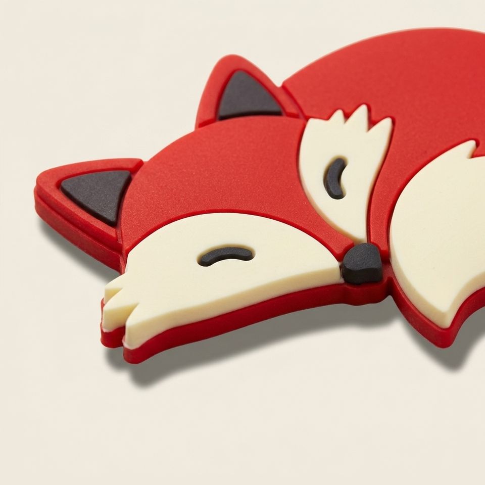 Cute Cartoon Animal Fridge Magnets, 3D Soft PVC Refrigerator Magnet Set ...