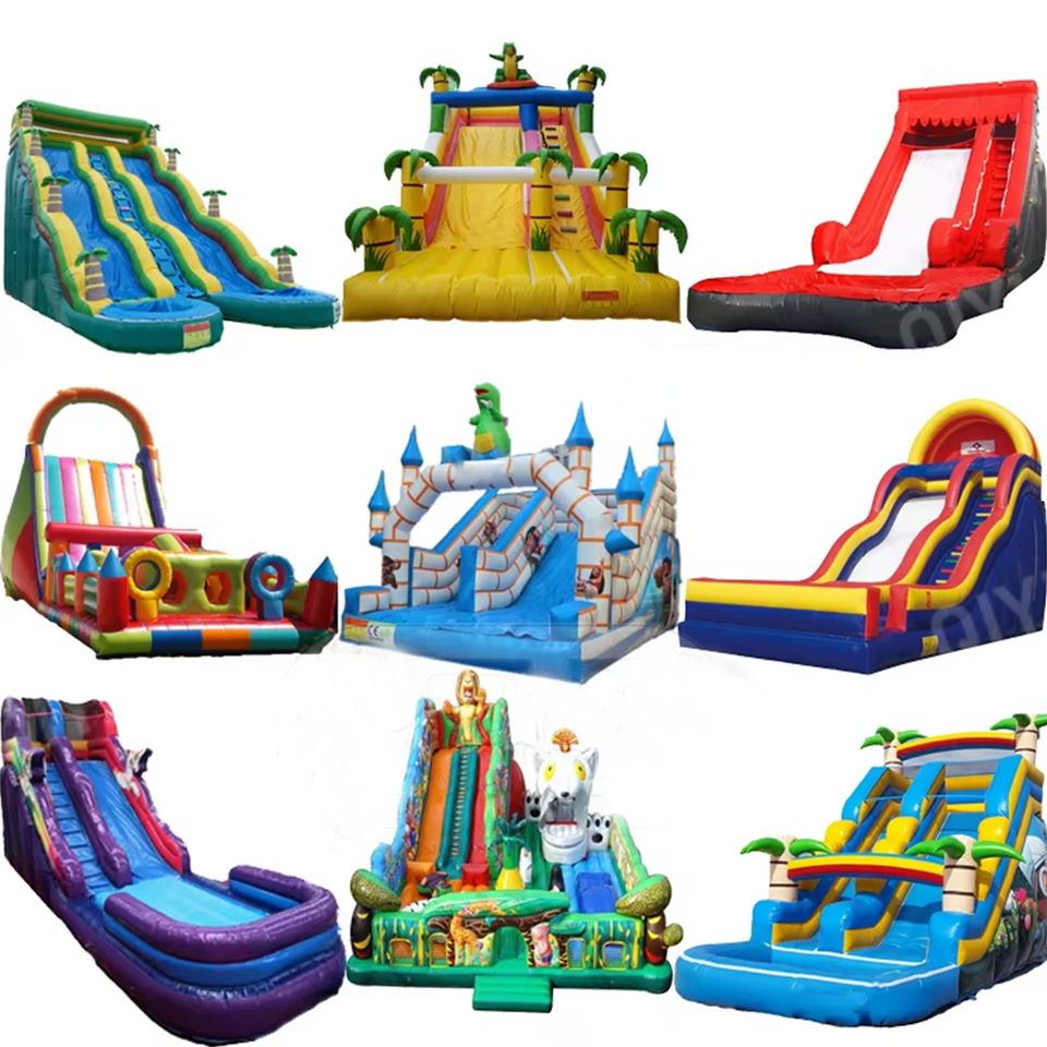 Large Outdoor Inflatable Water Slide Playground Swimming Pool Slide for ...