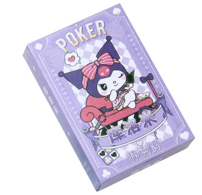 Ruunjoy Kawaii Kuromi Poker Cartoon Anime My Melody Pochacco Table ...