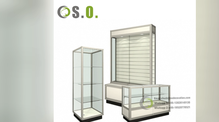 Model New Ship Fully Showroom Display Case Square Cabinet Streamline ...