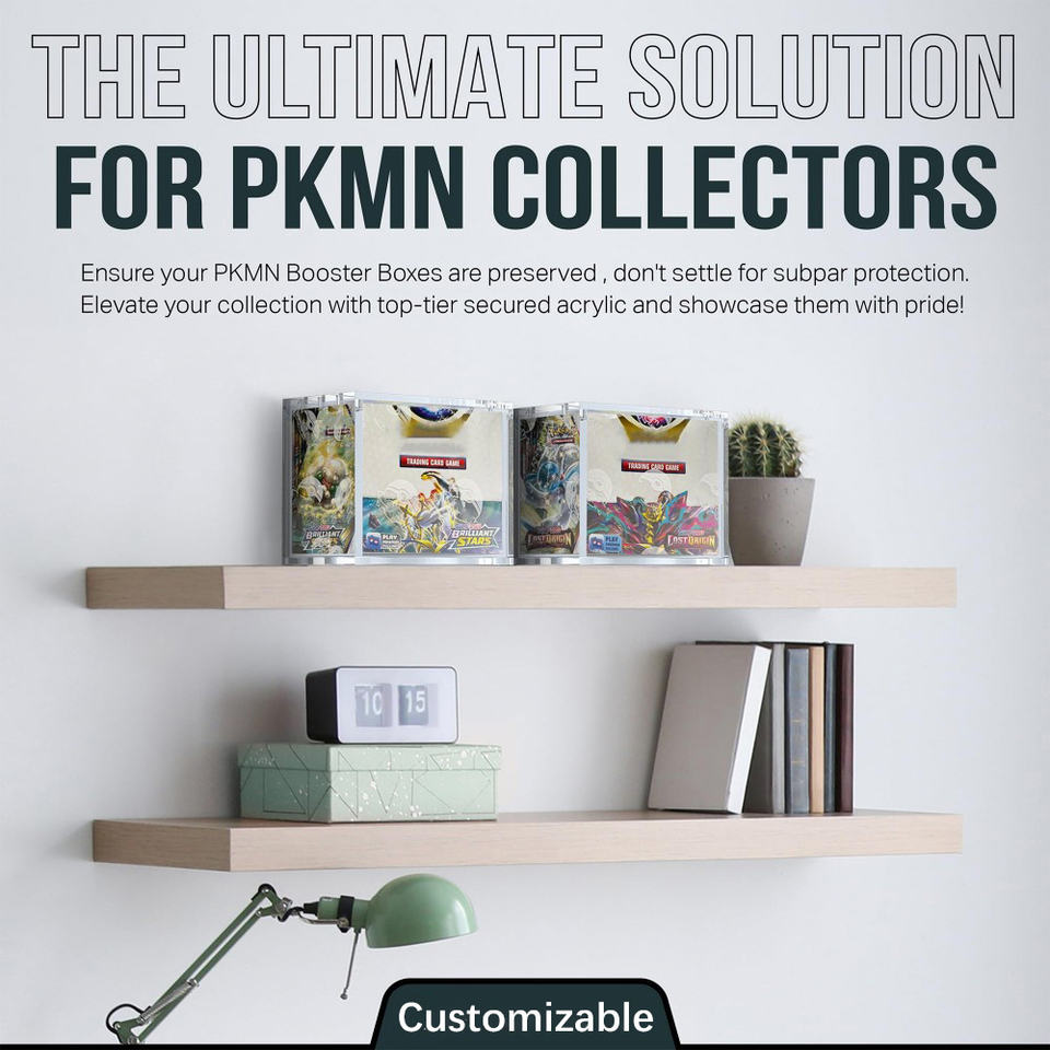 Booster Pack Dispenser 4mm Acrylic Stackable Compatible TCG Trading ...