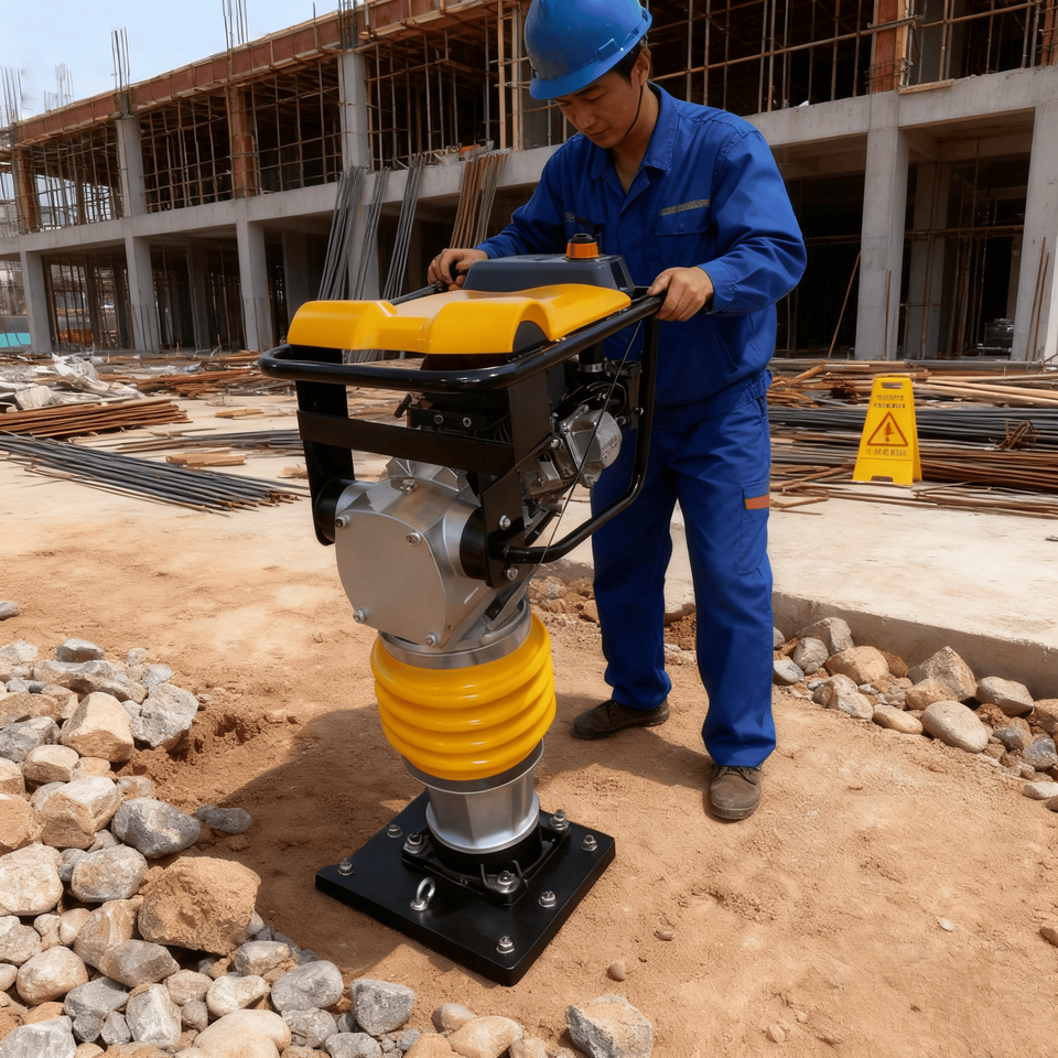 100-type High-quality Soil Compactor, Gasoline Engine, Jack ...