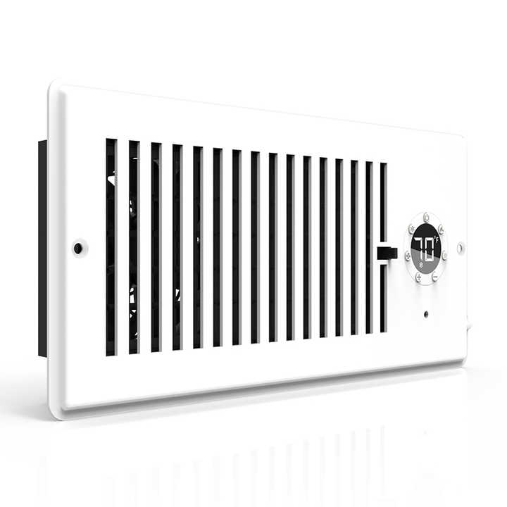 Smart Register Vent 4" X 10" with Thermostat Control