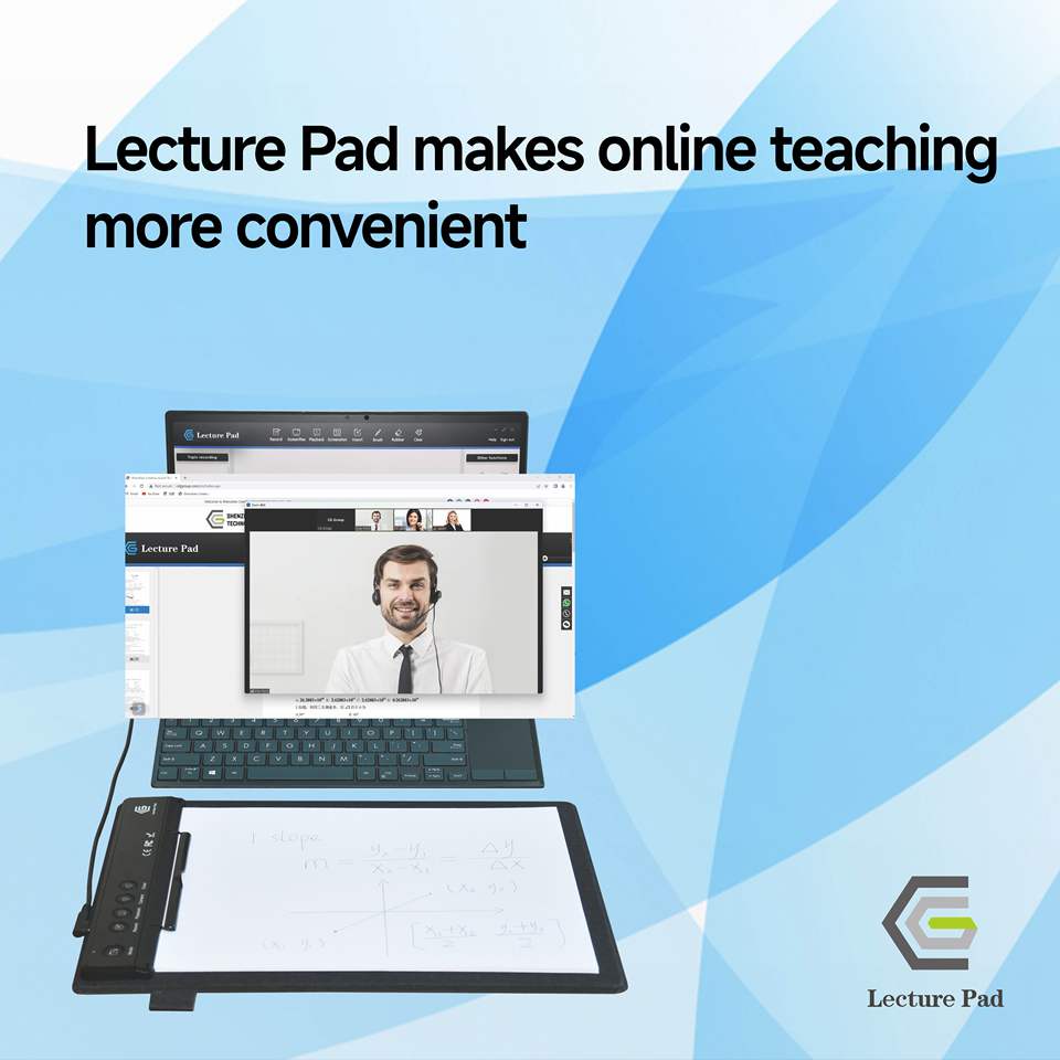 Portable 15-inch Full HD Lecture Digital Pad ZOOM Compatible Real-Time ...
