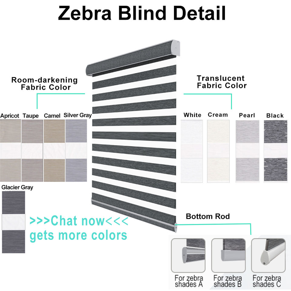 Zebra Blinds Shades Smart Roller Zebra Shades Automatic Cordless ...