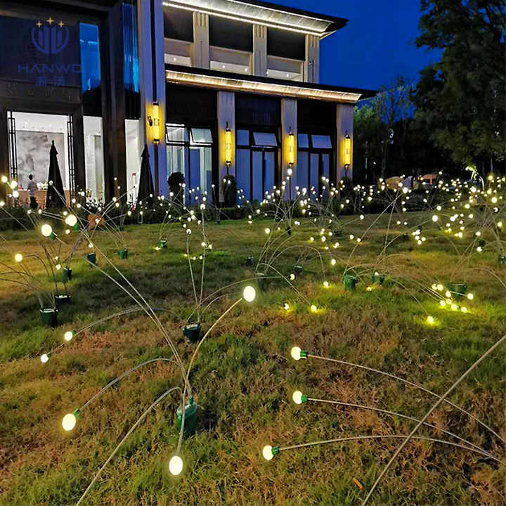 HFBH Outdoor Garden Firefly LED Lights 24V 120cm Warm White Swing ...