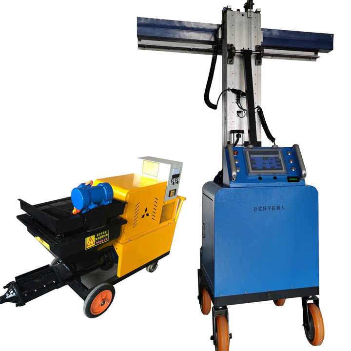 High Efficiency Automatic Rendering Machines for Wall Plastering