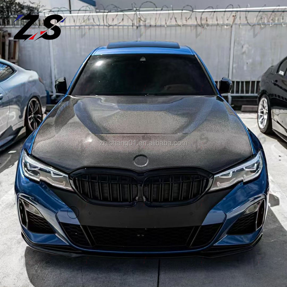 ZS GTS Style Carbon Fiber Hood for BMW 3 Series G20 G28 LCI 320i 325i ...