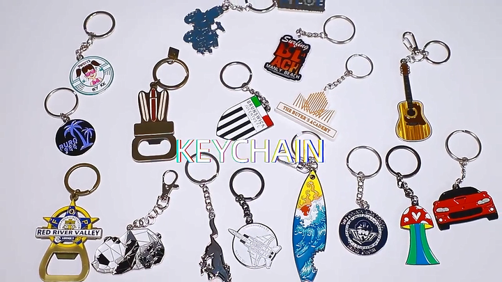 Personalized Logo Surfboard Guitar Shaped Opener Keychain