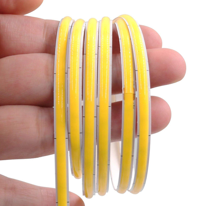 Hign Power 12V 24V 5V 400LED /Meter COB LED Strip 5mm RA90 Flexible Cob ...