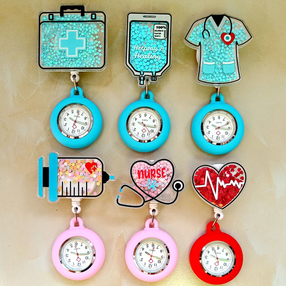 Creative Hospital Medical Icons Nurse Doctor Unisex Acrylic Shiny ...