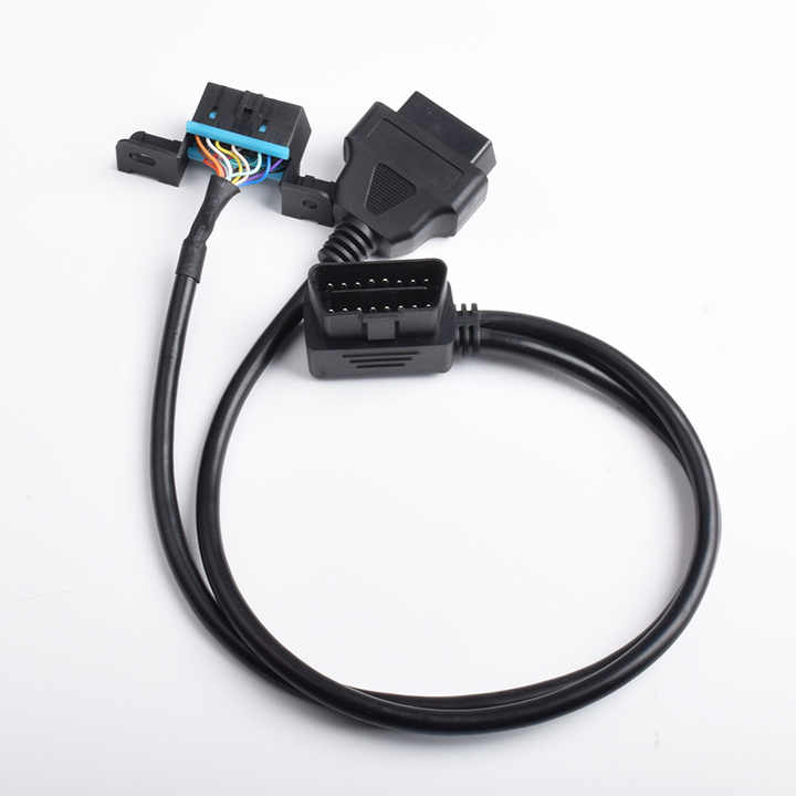 Automotive OBD2 16 Pin 16 Core One to Two Extension Cable Universal ...