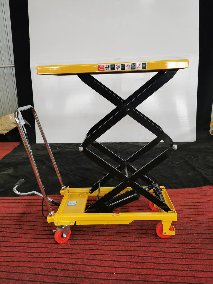 Foot-operated Mobile Scissor Lift Platform Trolley - 3-5 Feet Lifting ...
