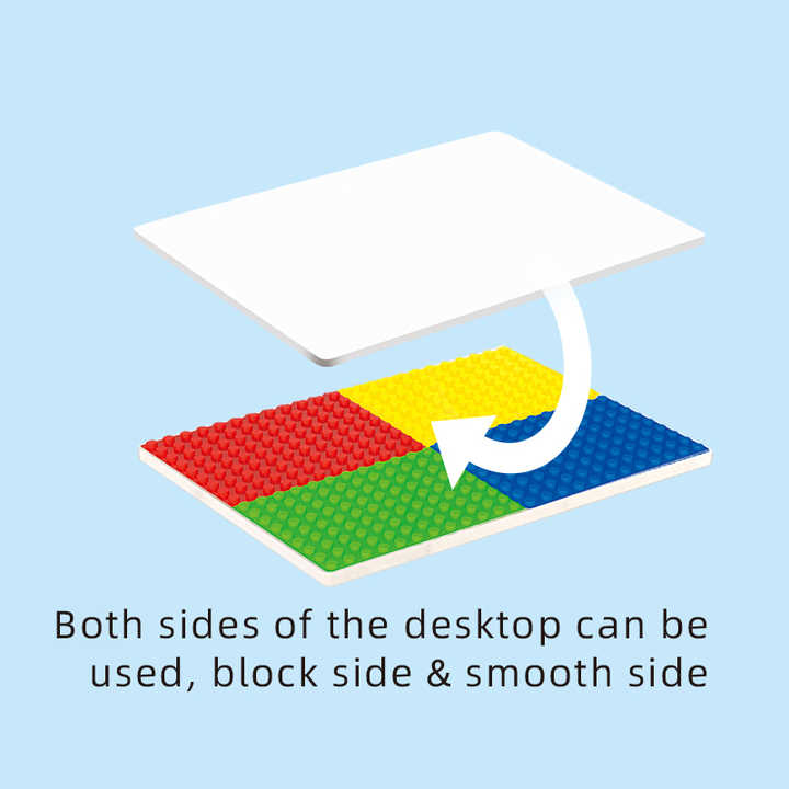 Multifunction Creative Plastic Block Building Tables Diy Education Toys ...