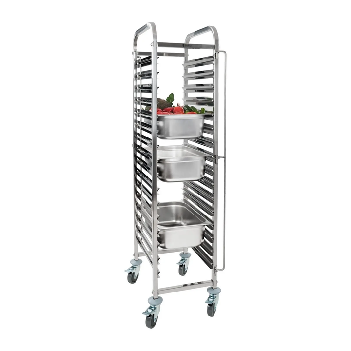 Commercial Bakery Racking Trolley Bun Tray Cart With Wheels Hotel ...