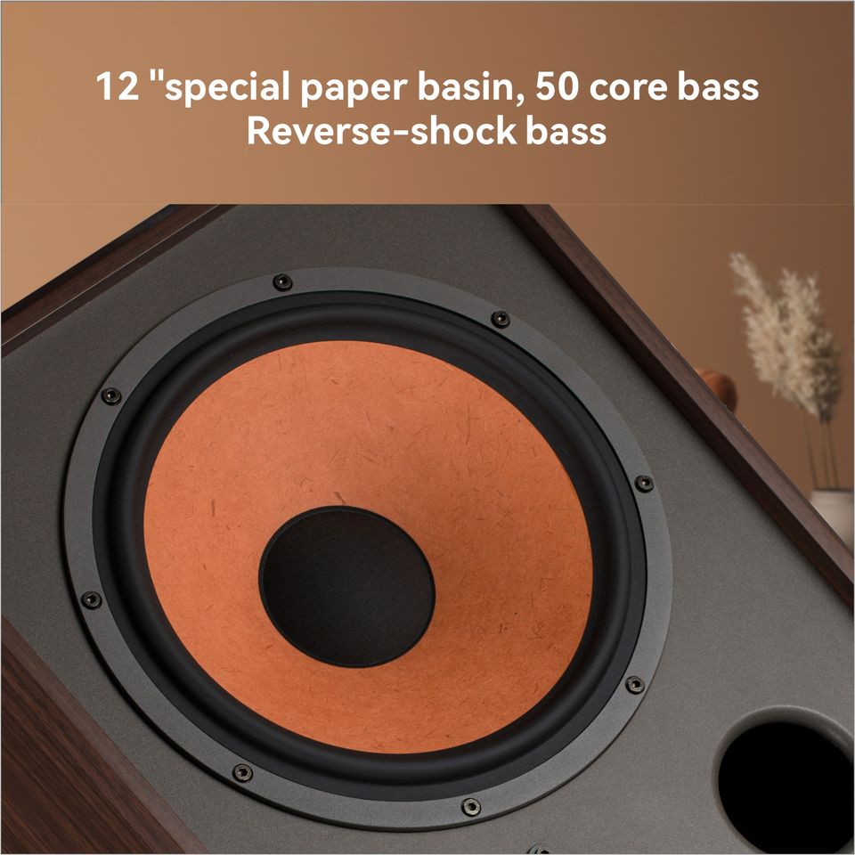 CHORDIO HT-12 Vintage Floor Monitor Speaker for Home Theater