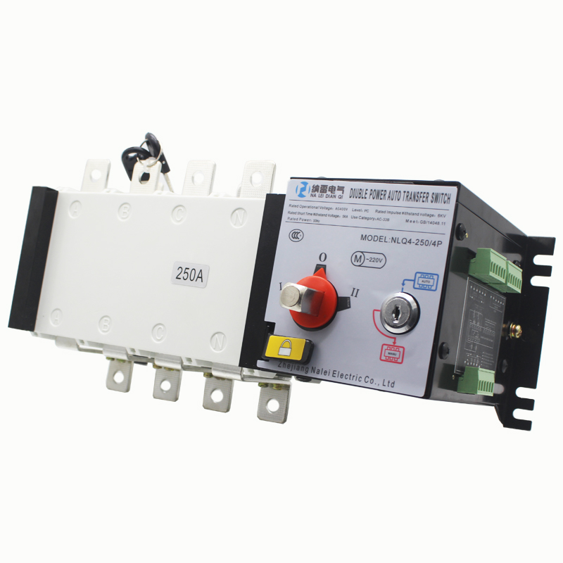 400V Dual Power Automatic Transfer Switch 250A 4P PC