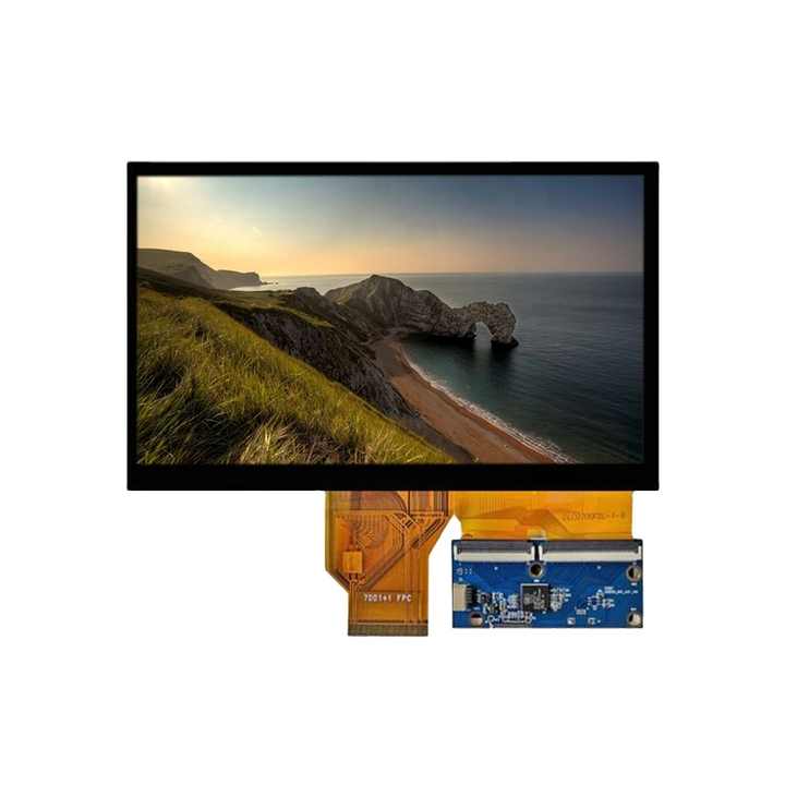 7 Inch 1024x600 High Brightness TFT LVDS Interface LCD Screen
